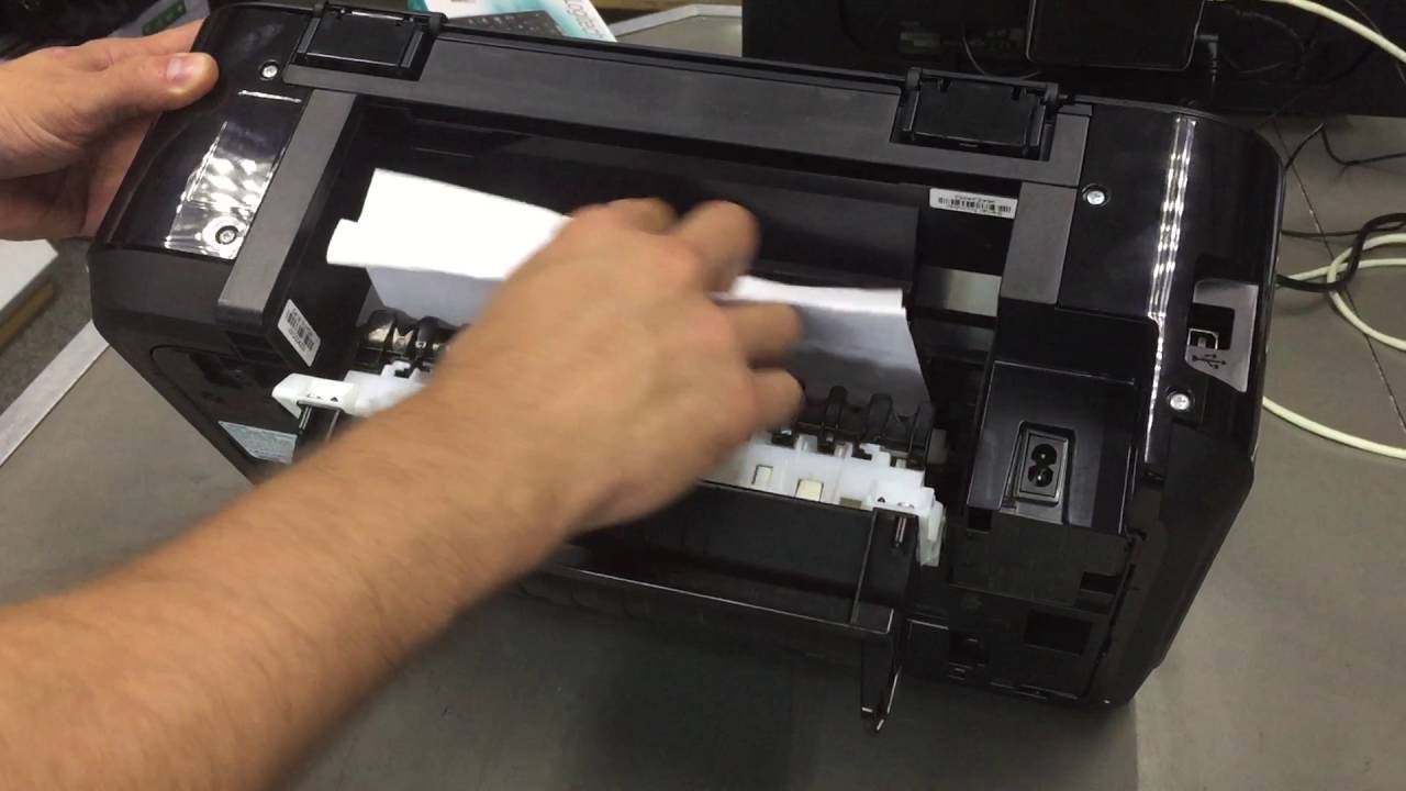 HOW TO FIX PAPER JAM ON CANON MG SERIES