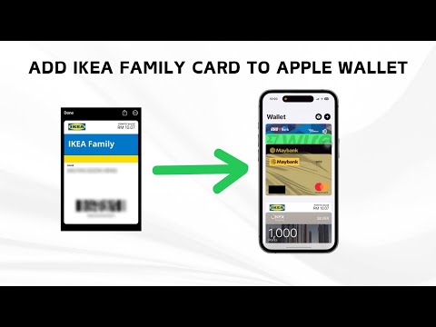 Add IKEA Family Card to Apple Wallet iPhone (TUTORIAL)
