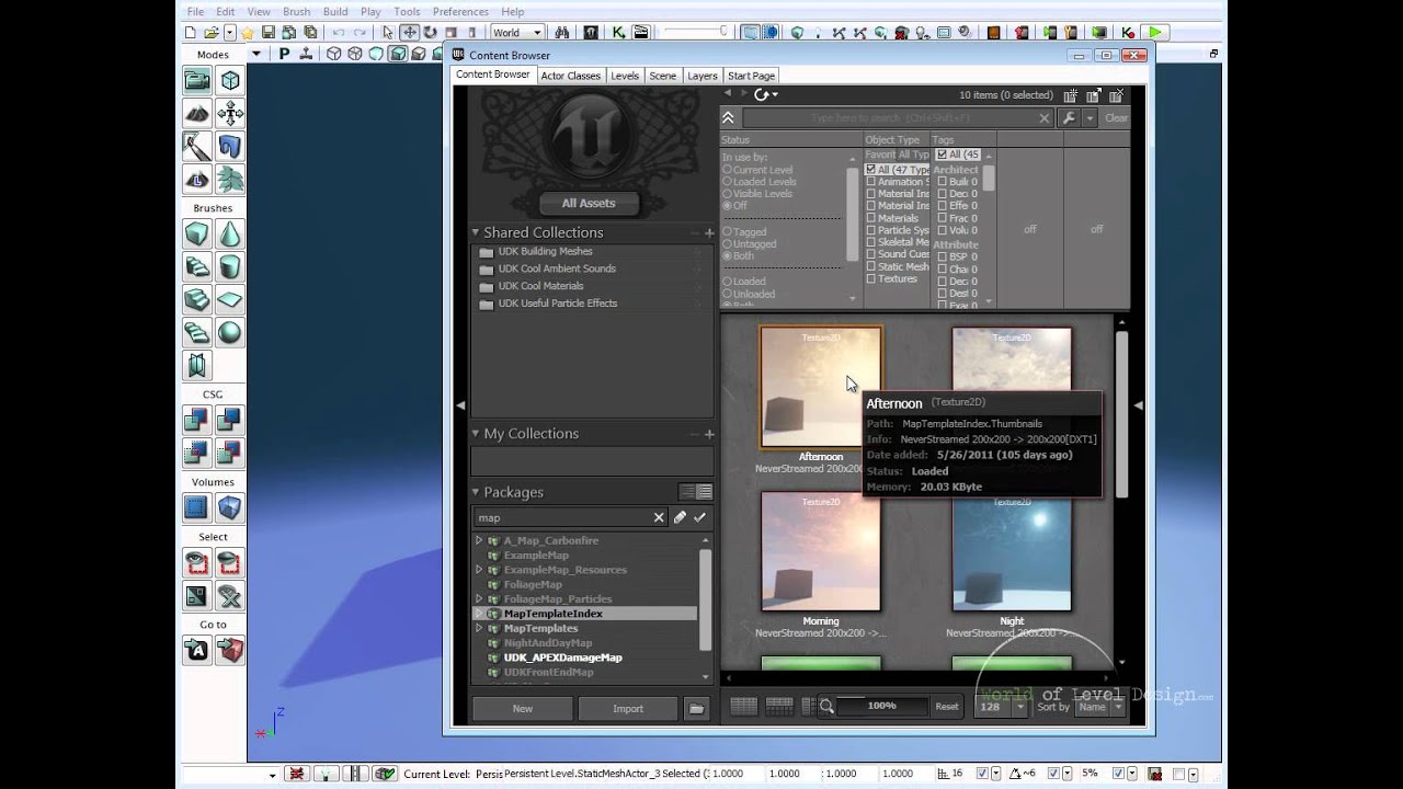 UDK: How to Add a Custom Map Template [Tutorial #14]