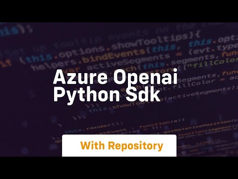 azure openai python sdk