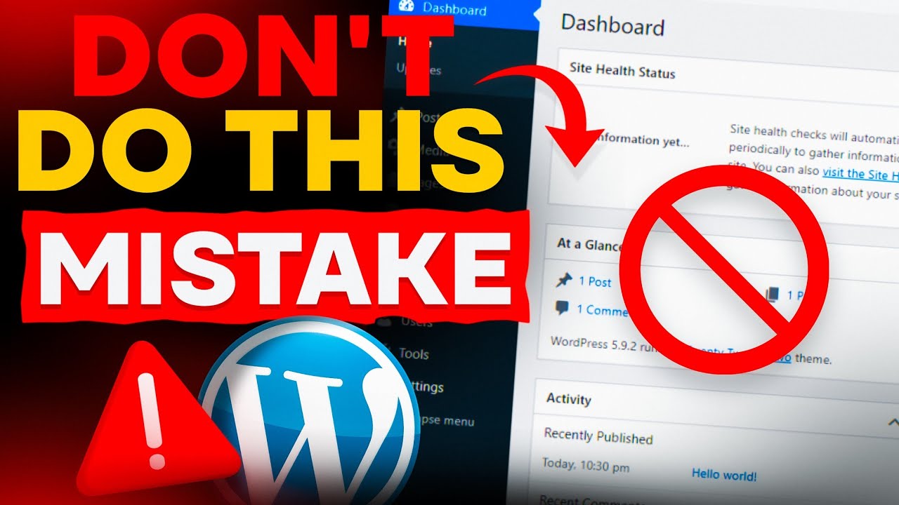 Basic WordPress mistakes that all beginners make