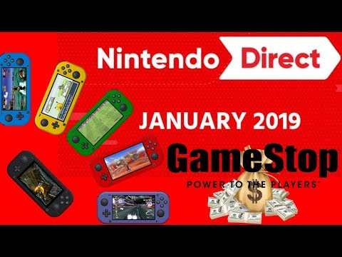 Nintendo Switch Lite Handheld Only Reveal At January Nintendo Direct | GameStop is About To Be Sold