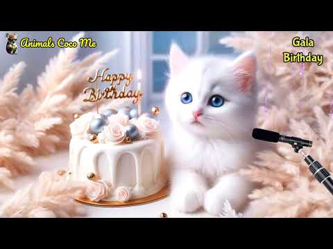 GALA HAPPY BIRTHDAY SONG WITH NAMES | Adorable Cute Cat 😺
