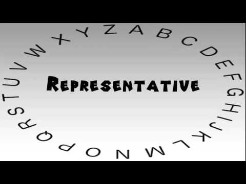 How to Say or Pronounce Representative