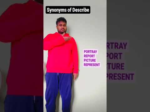 synonyms of describe #shorts #anuvad #synonyms #describe