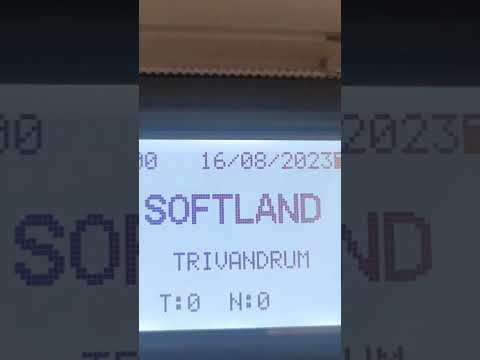 SOFTLAND TICKET MACHINE #billing #BUS TICKETING