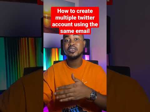 How to create multiple twitter account using the same email #twitter #tutorial