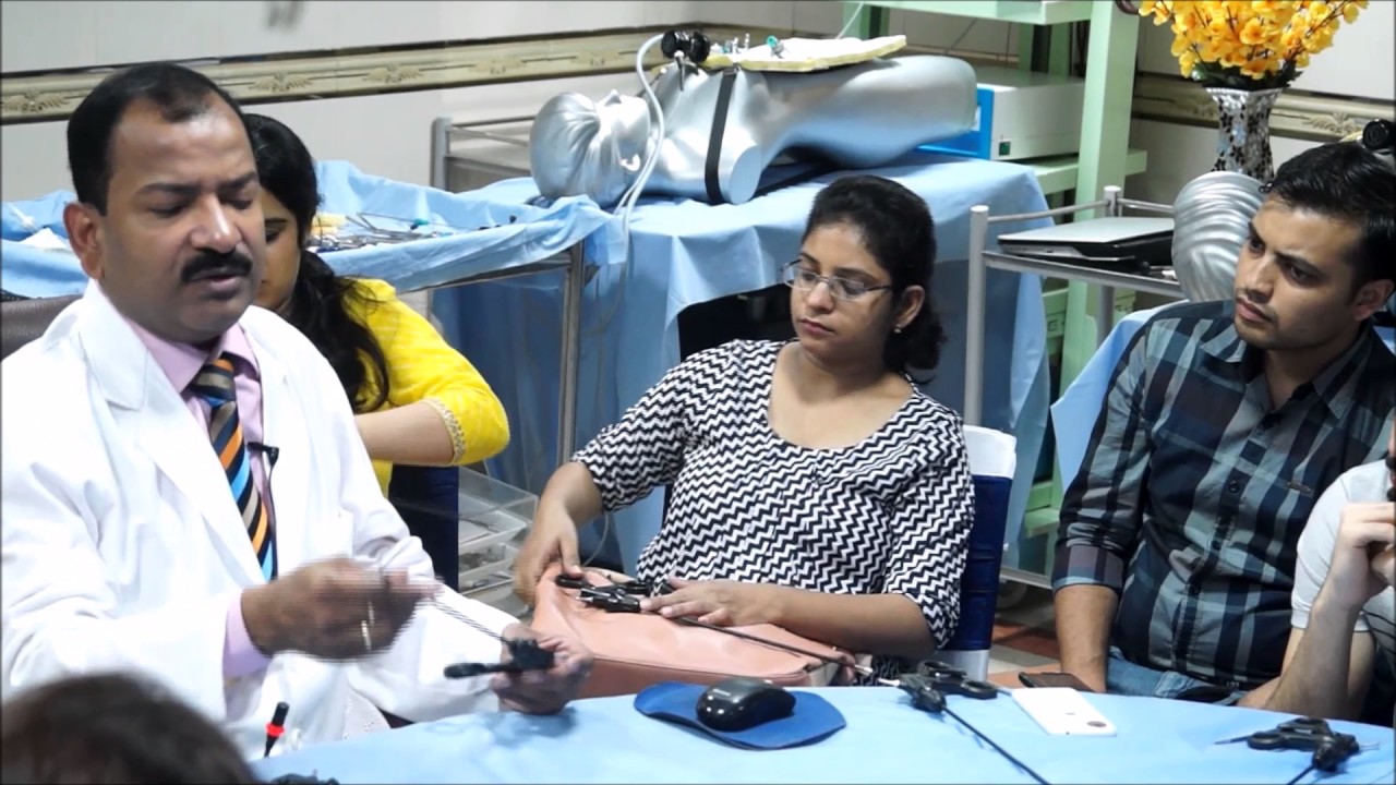 Laparoscopic Hand Instrument Demonstration Part  3 by Dr R K Mishra