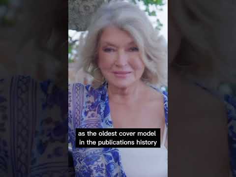 Martha Stewart Featured As 2023 SI Swimsuit Cover Model #shorts