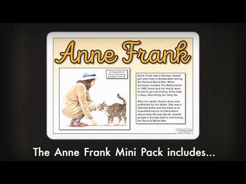 The Anne Frank Mini Pack - Teaching Resources