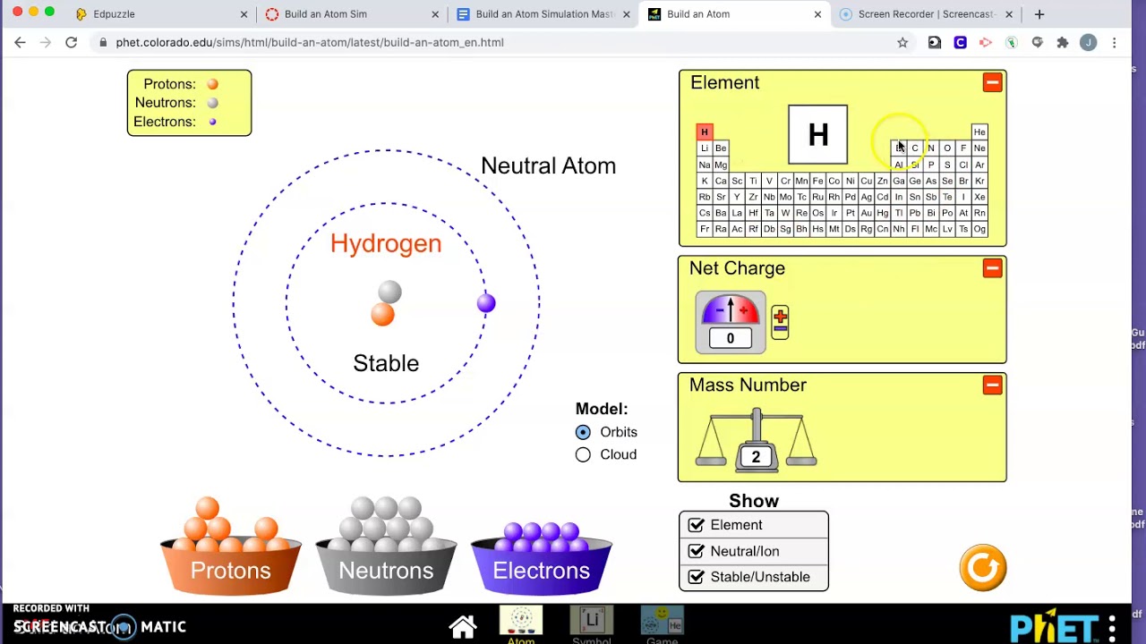 Build an Atom Sim