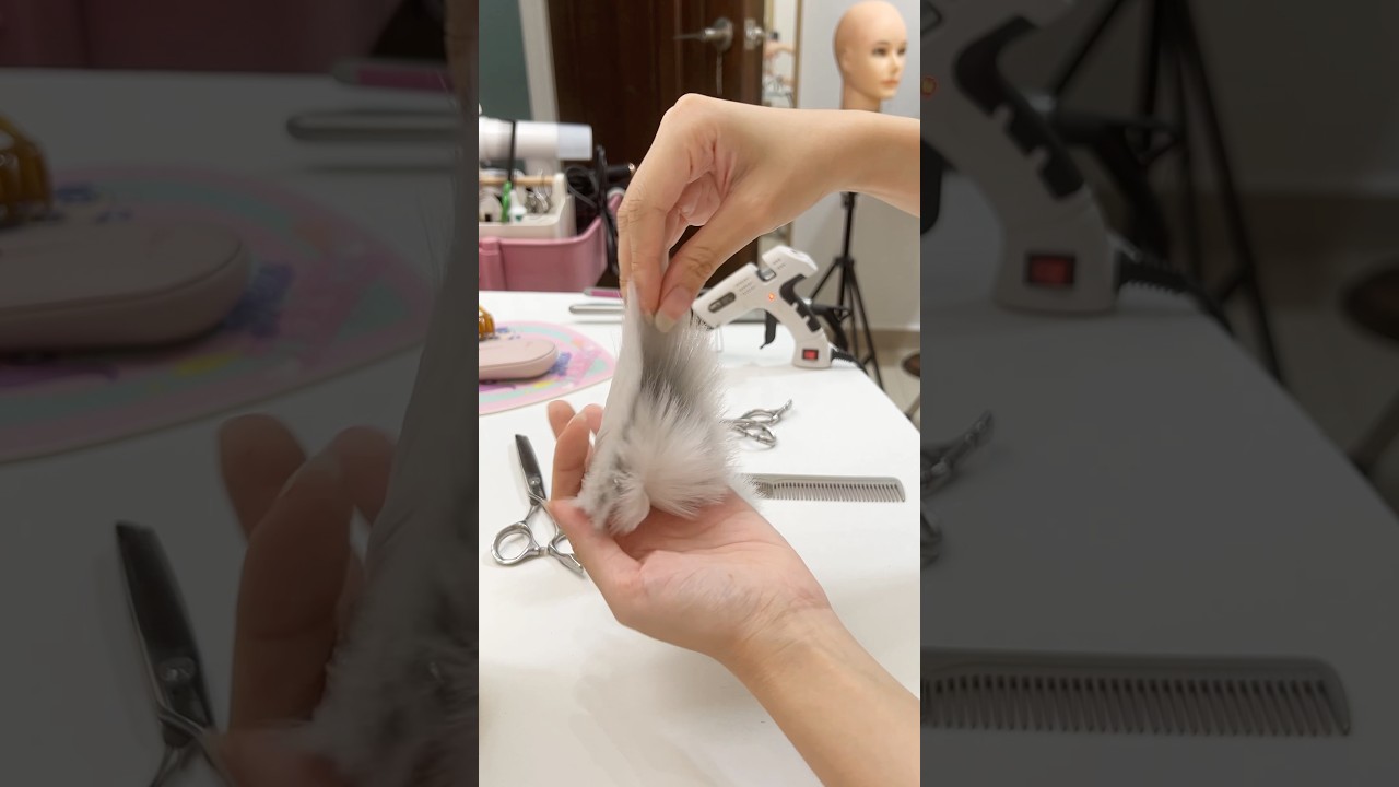 ever thought of making animal ears with wig hair? here’s how I did it for shiroko terror #wigs