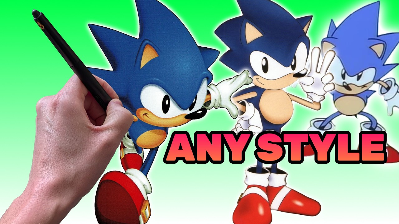 How to Draw ANY Sonic (Quick Tip)