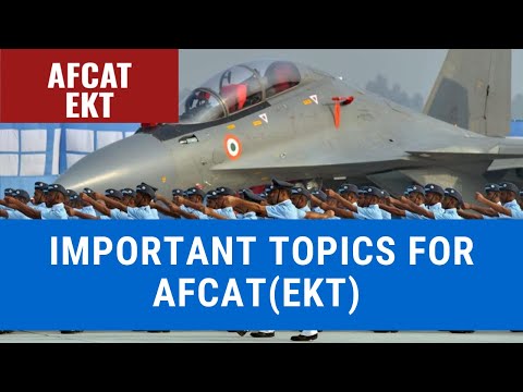 Most Important Topics For AFCAT EKT Computer Science Engineering Stream
