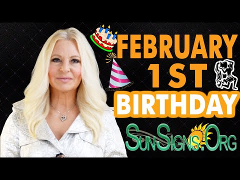 ♒️ Born On February 1st - Happy Birthday - Today's Zodiac Horoscope Personality - SunSigns.Org