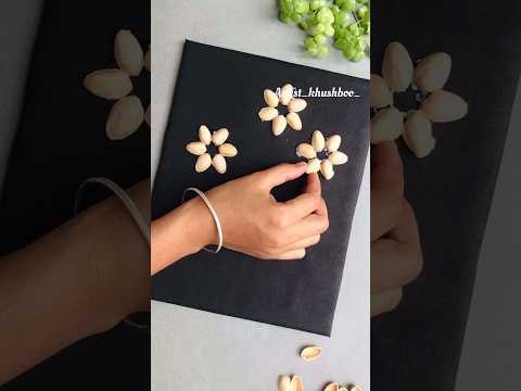 Pista shell wall hanging craft ideas #youtubeshorts #shorts #diy #wallhanging