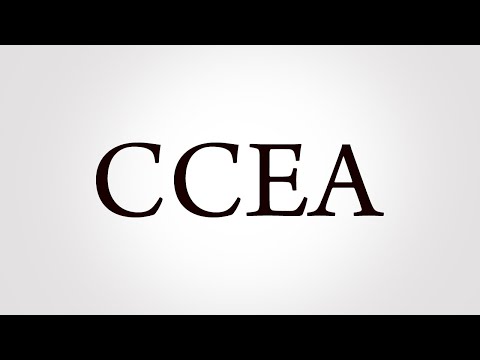 What does "CCEA" stand for?