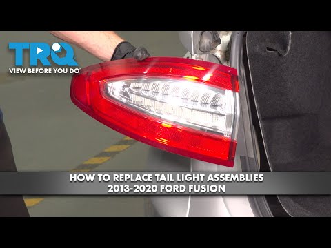 How to Replace Taillight Bulbs on a 2010-2012 Ford Fusion (Brake, Turn ...