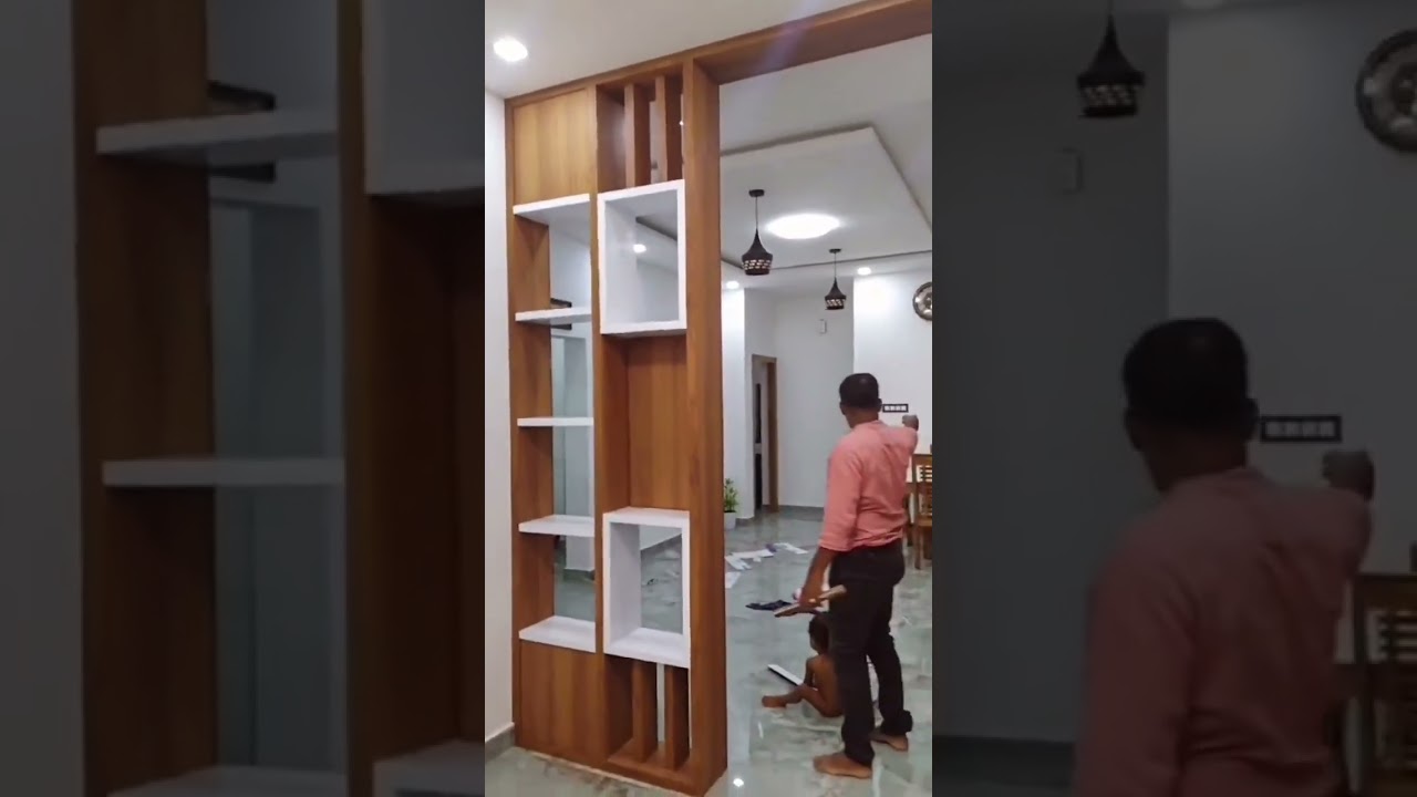 Modern partition design 2026/new living dining hall partition work /modular kitchen /modern wardrobe