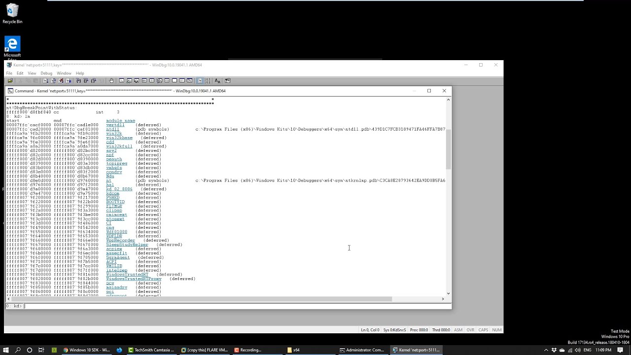 Setting Up Windows Kernel Debugging