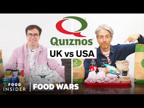 US vs UK Quiznos | Food Wars