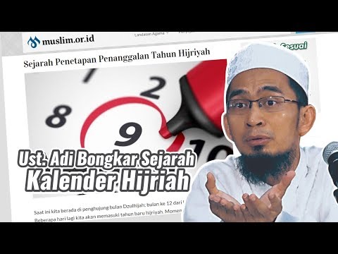 JARANG DIKETAHUI !! Ust. Adi Hidayat Bongkar Sejarah Kalender Hijriah