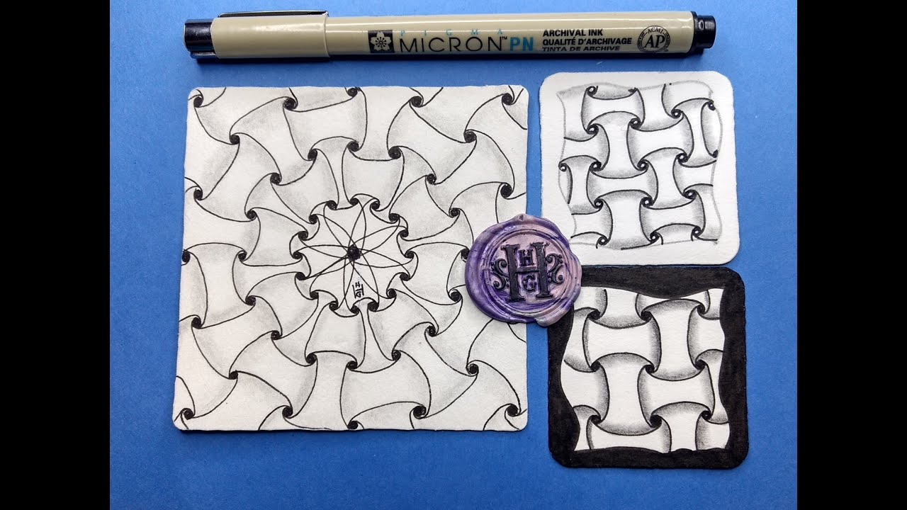 Zentangle® Quickie: Huggins