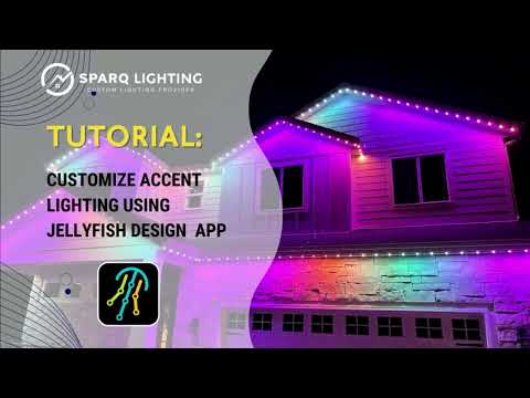 How to Set up Custom Accent Lighting on Jellyfish Lighting App | Sparq Lighting