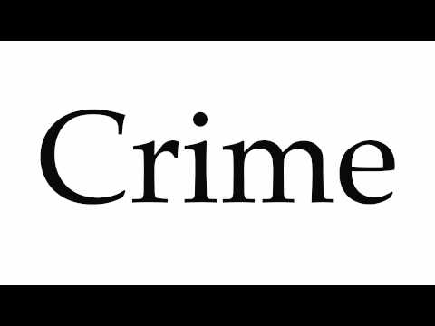 How to Pronounce Crime