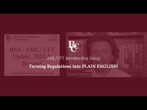 BSA/AML/Update: AML/CFT Membership Group