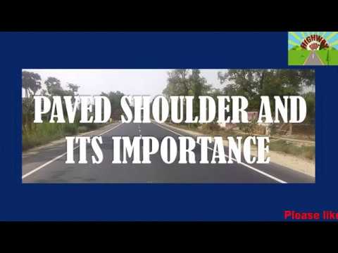 PAVED SHOULDER & ITS IMPORTANCE