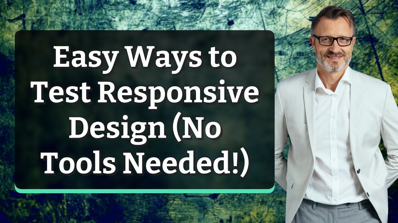 Easy Ways to Test Responsive Design (No Tools Needed!)