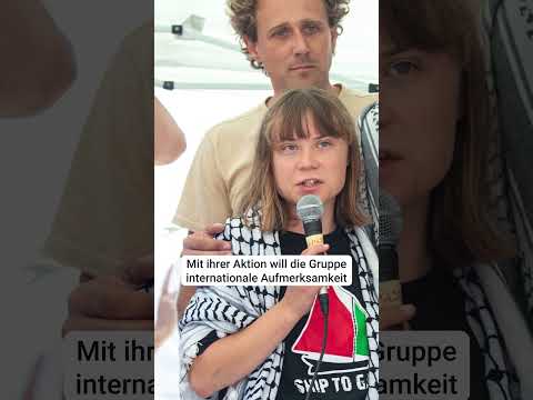 Greta Thunberg sails to Gaza