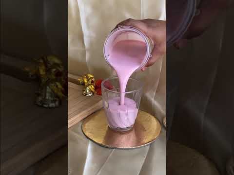Strawberry shake with just 3 ingredients #strawberryshake #shorts #shake #youtubeshorts #strawberry
