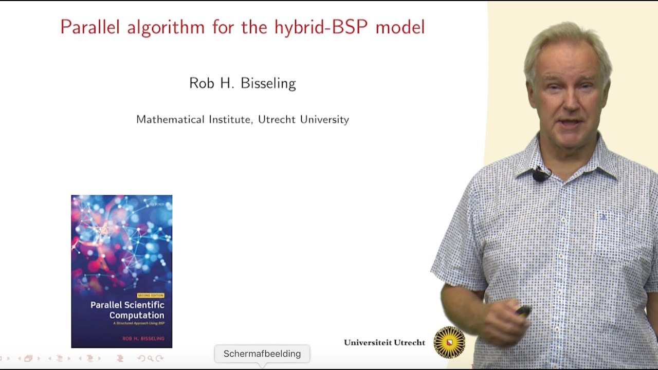 Parallel algorithm for the hybrid BSP model