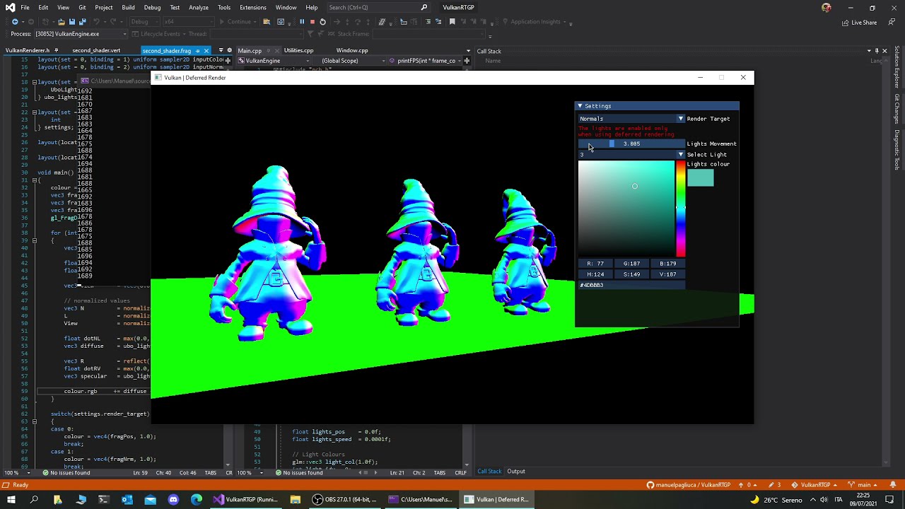 Deferred Rendering with Vulkan - Real Time Graphics Programming Course, M.Sc. in C.S. @UniMi