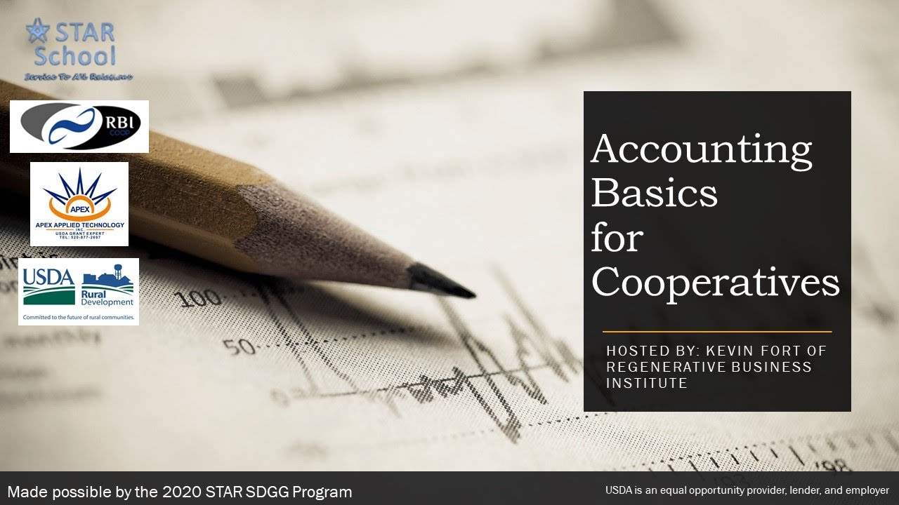 STAR SDGG - Accounting Basics for Cooperatives