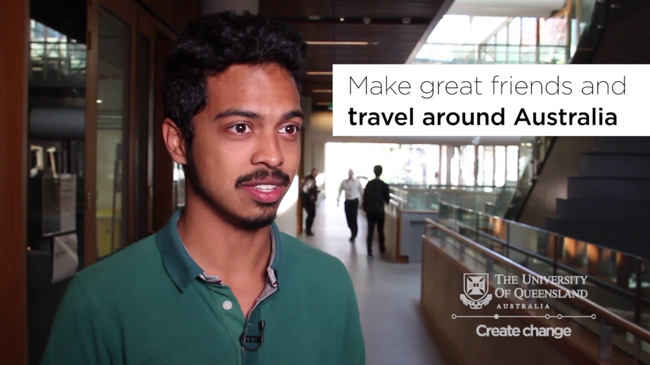 Meet Rugesh, an international student at UQ.