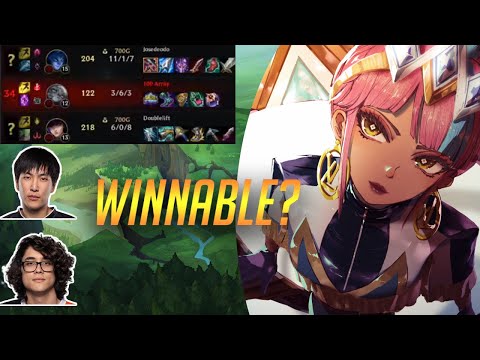 I get Counter picked by Vex and enemy team has Josedeodo and Doublelift... | 11.24 Qiyana Mid