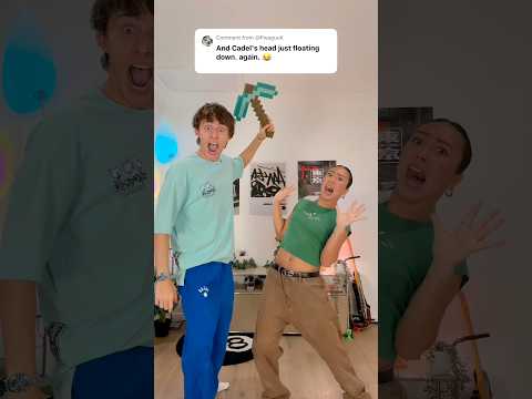Steve’s Lava Chicken x3 - MINECRAFT DANCE with FALLING BODY PARTS! 🔥😳 dc: us :)