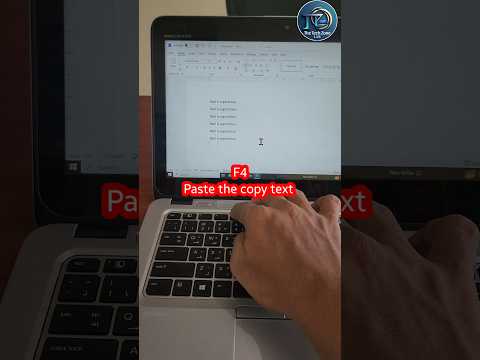 F4 key used Past the text #tricksforwindows #windows #msword #word // the tech zone lab