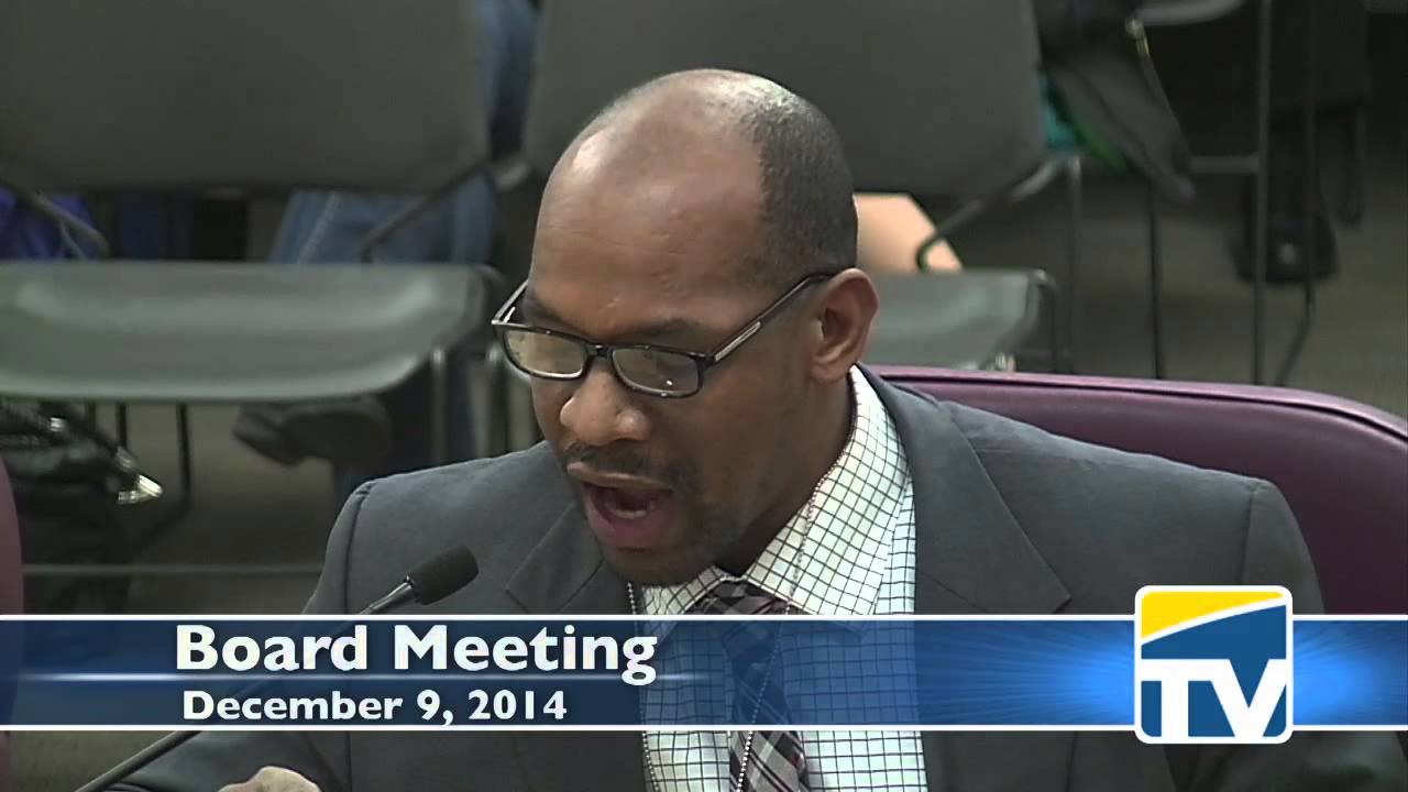Dec. 9, 2014 - DMPS Board Meeting