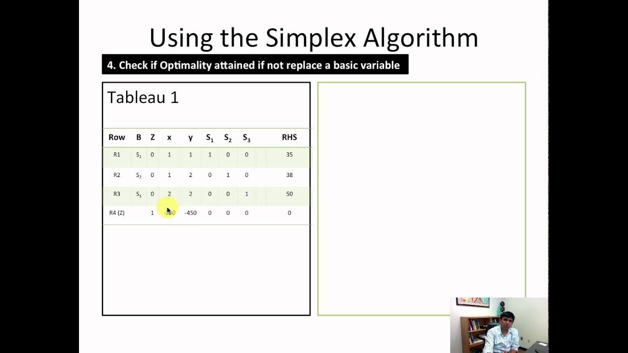 Practice:  LP Simplex Method (Part 4)