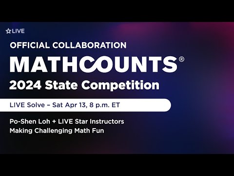 MATHCOUNTS 2024 State LIVE Solve