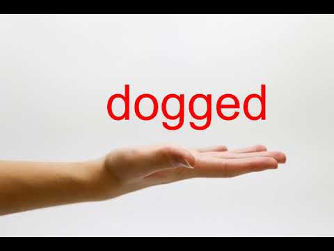 How to Pronounce dogged - American English