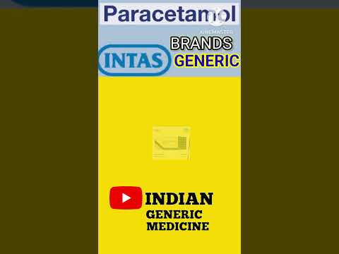 Generic paracetamol branded medicine by intas pharmaceutical