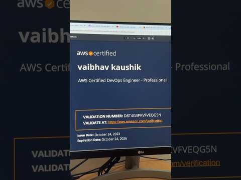 Passed the AWS Certified Devops Engineer - Professional exam ✅#aws #certification #genai #clouds