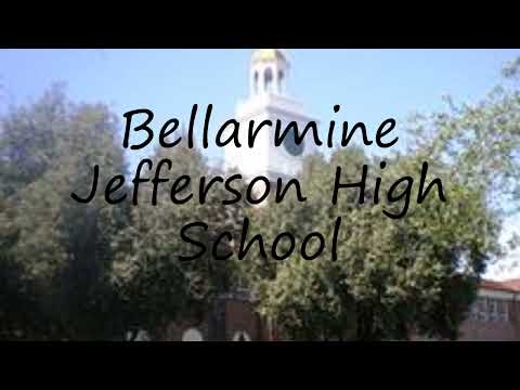 How to pronounce Bellarmine Jefferson High School in English?
