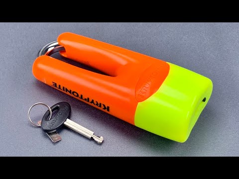 [1152] European Kryptonite Motorcycle Lock Picked