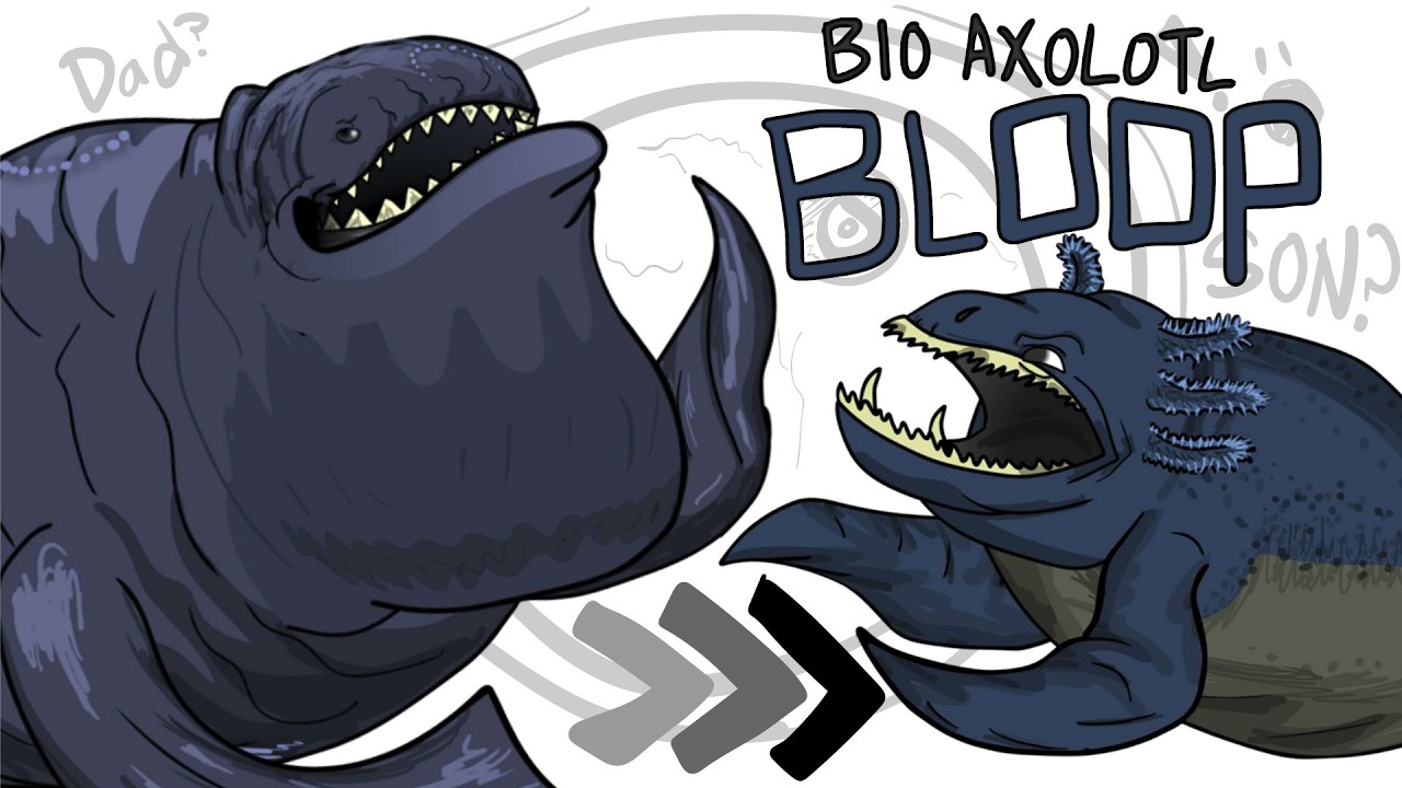Bloop meets Bio Accurate Bloop... and his Axolotl MOM?!